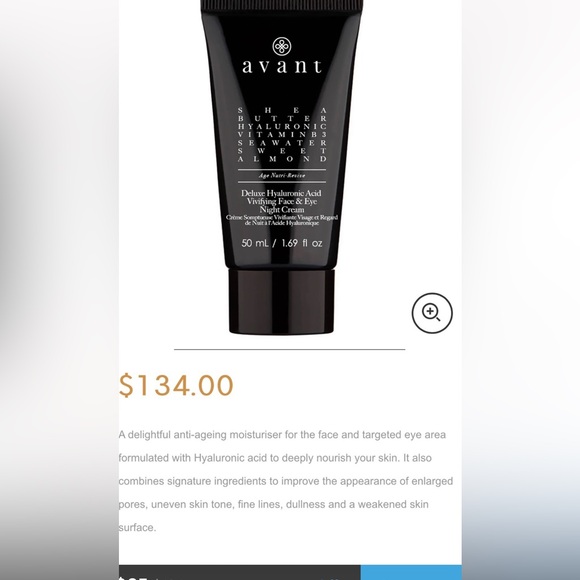 Avant | Skincare | New Avant Full Size 69 Fl Oz Deluxe Hyaluronic Acid ...